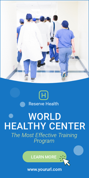 Health and Wellness Banner Ad Templates